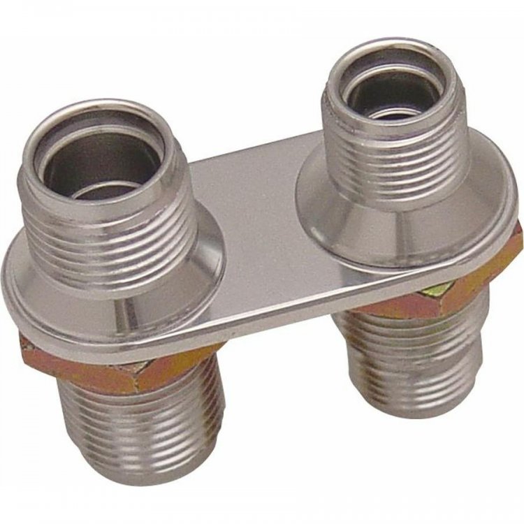 2 Port AC / Heater Bulkhead Kit 10AN and 8AN | johnnylawmotors.com