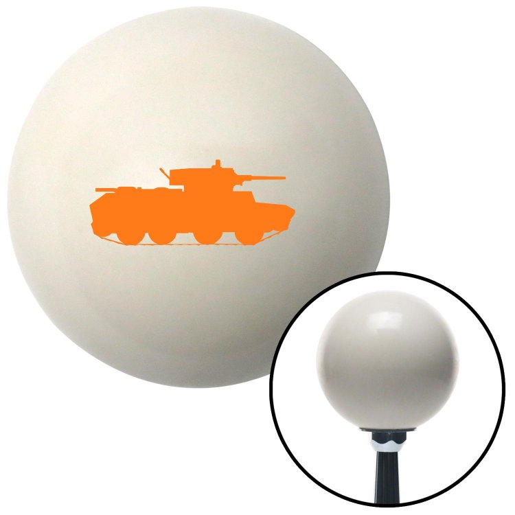 Orange Tank Ivory Shift Knob Z28 gm350 700r4 Fiero GM SS Trans Am SBC ...