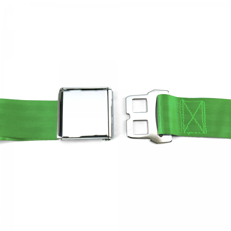 2pt Green Retractable Seat Belt Airplane buckle - Each ...