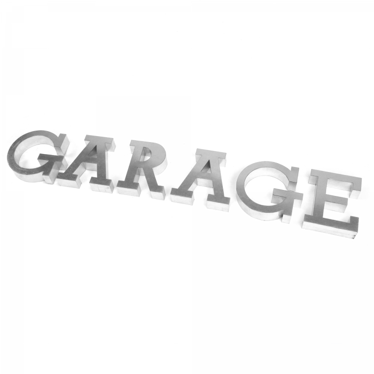 GARAGE Metal Letter Kit Sign | johnnylawmotors.com