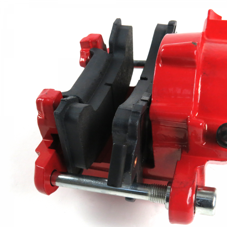 Red GM Single Piston Calipers (Pair)