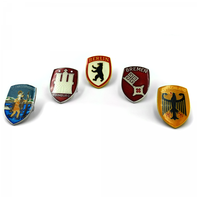 VW Beetle Hood Crest Badge 5 Pack - Limited Edition Schwarz Collectors ...