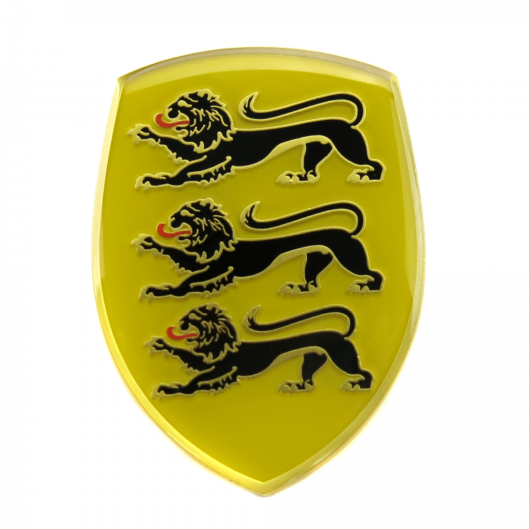 VW Coat of Arms of Baden-Wurttemberg Hood Badge Crest | johnnylawmotors.com