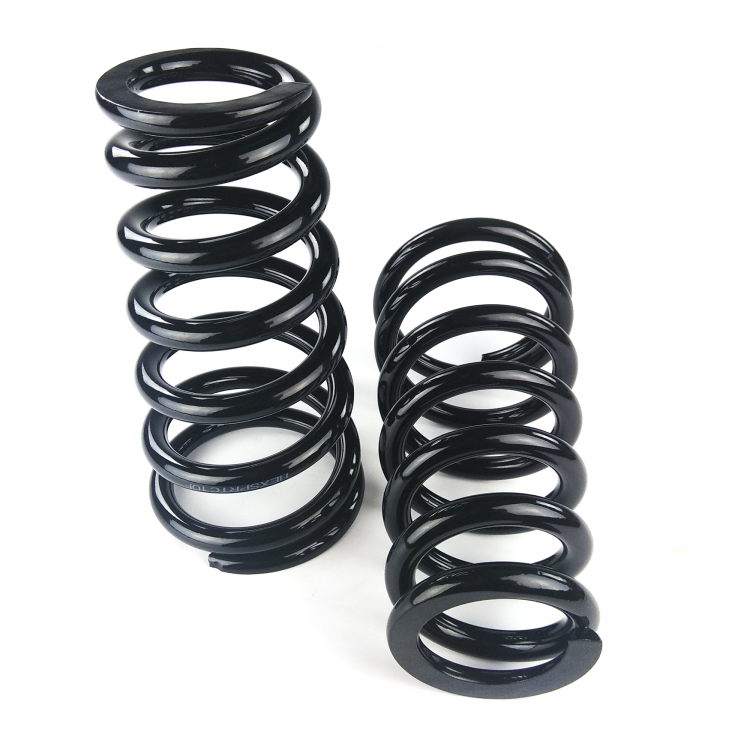 Tapered Coil Over Spring Set for GM - 10” 500lb 2.5” ID Flat x 4.1” ID ...