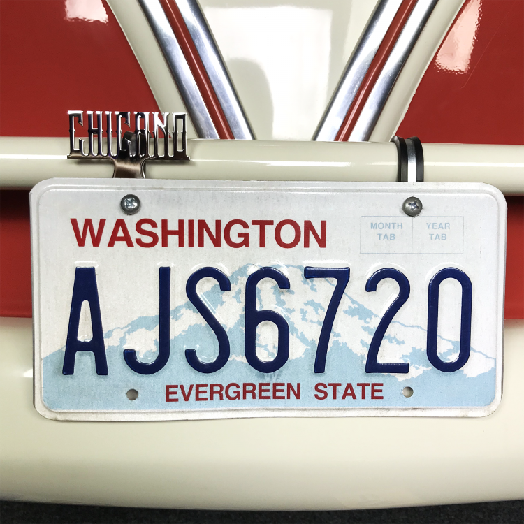Chicano Chromed License Plate Topper