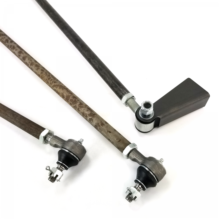 Dropped Axle Suspension Tie Rod / Drag Link Panhard Bar Kit Fits 46” Axle