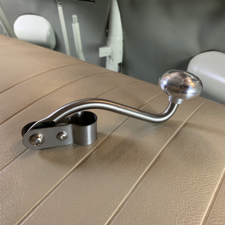 Hand Brake Pull Handle Extender with Billet Knob for VW Bus Splitty T2 ...