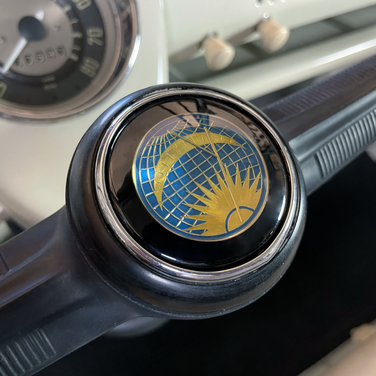 Steering Wheel Sun & Moon Horn Button for VW 56-60 Bug Beetle T1 55-67 ...