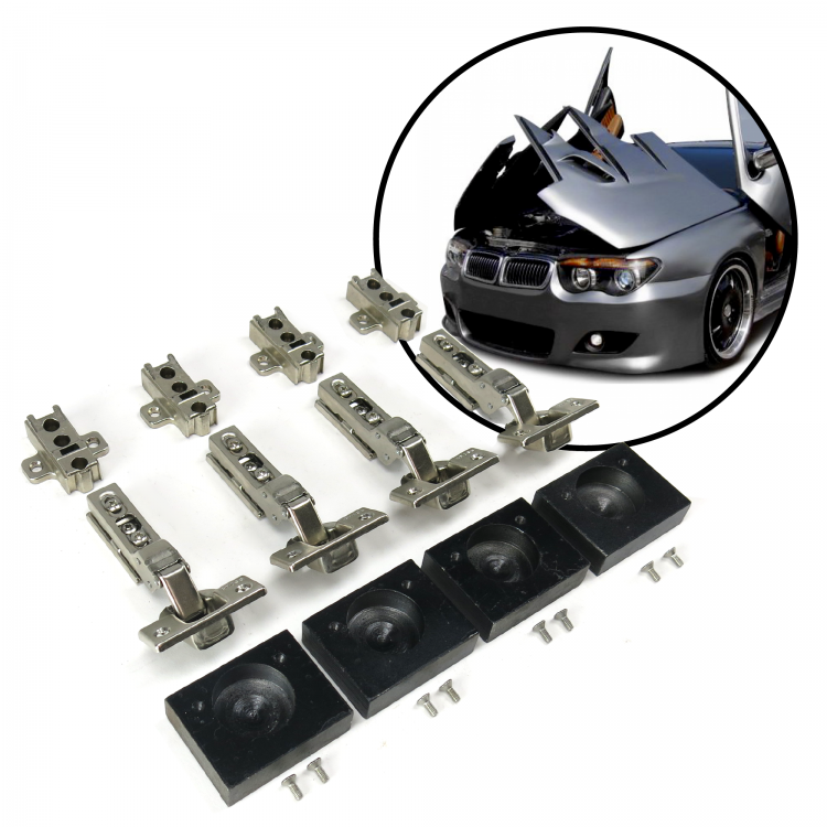 Split Hood Hinge Kits | johnnylawmotors.com