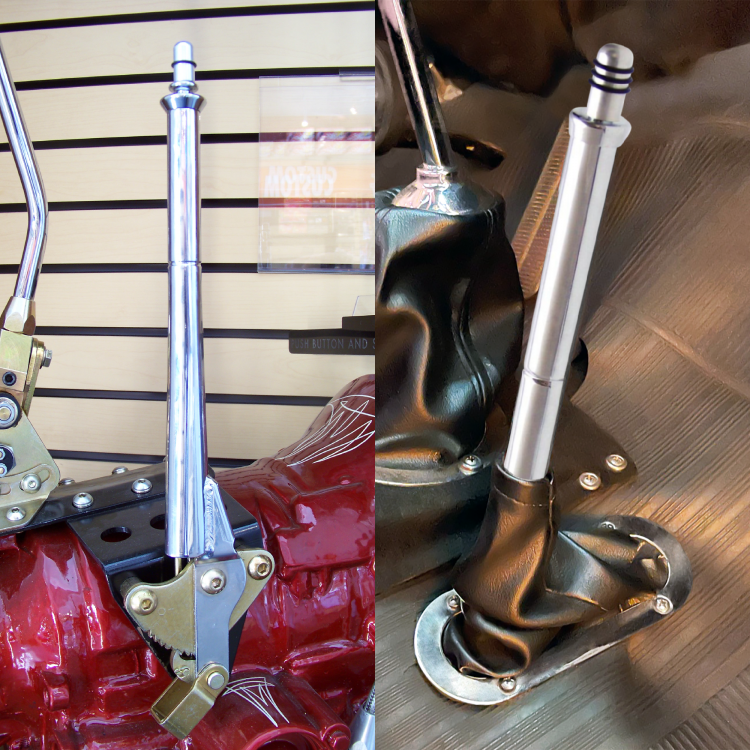 16" Transmission Mount Emergency Hand Brake with Boot, Ring, Cable Kit ...
