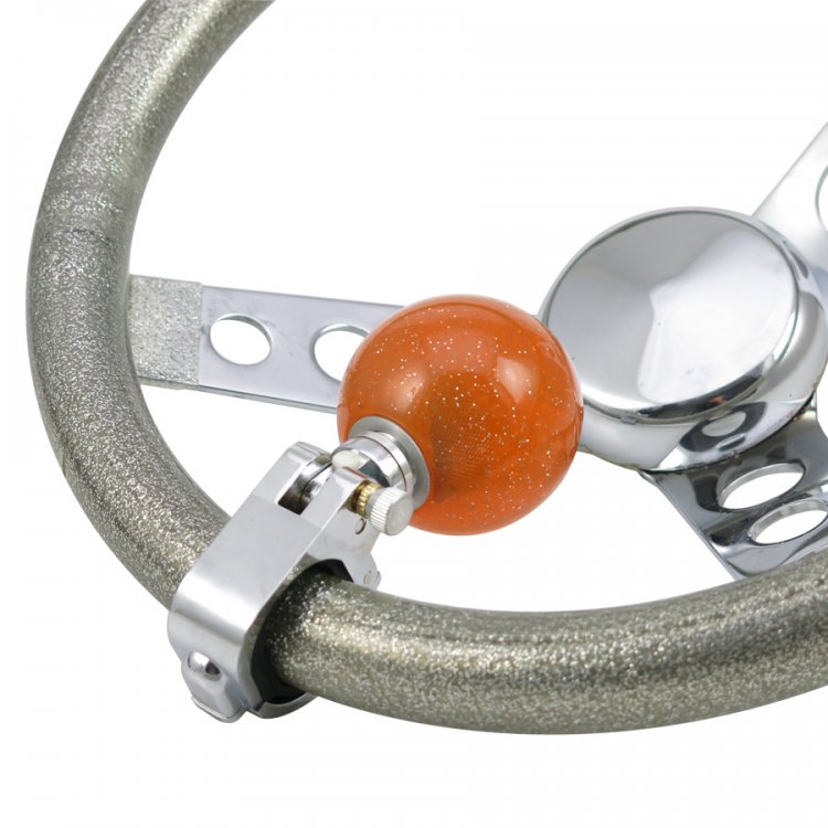 Orange Old Skool Round Metal Flake Custom 2 Position Suicide Brody ...