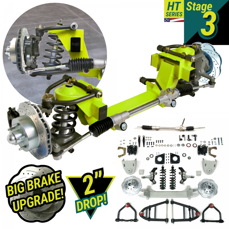 Mopar Jeepster Truck Mustang II IFS Kit - Stage 3S | johnnylawmotors.com